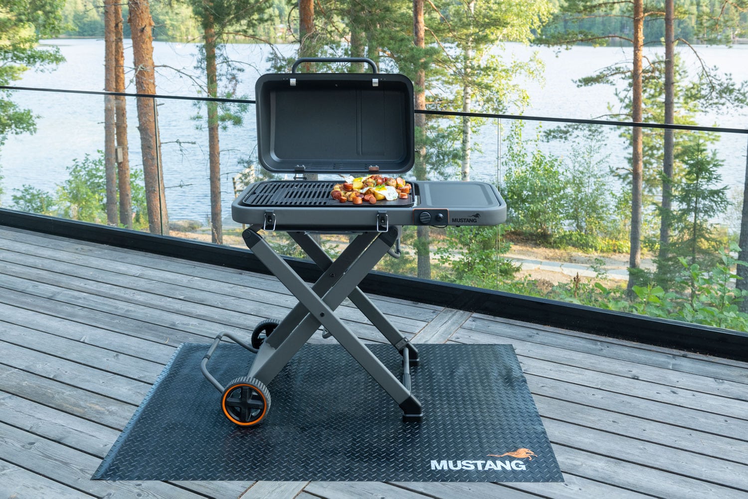 Folding gas grills - Mustang Grill